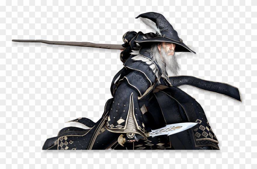 Hd Wizard Character - Black Desert Xbox Wizard Pearl Outfits Clipart ...