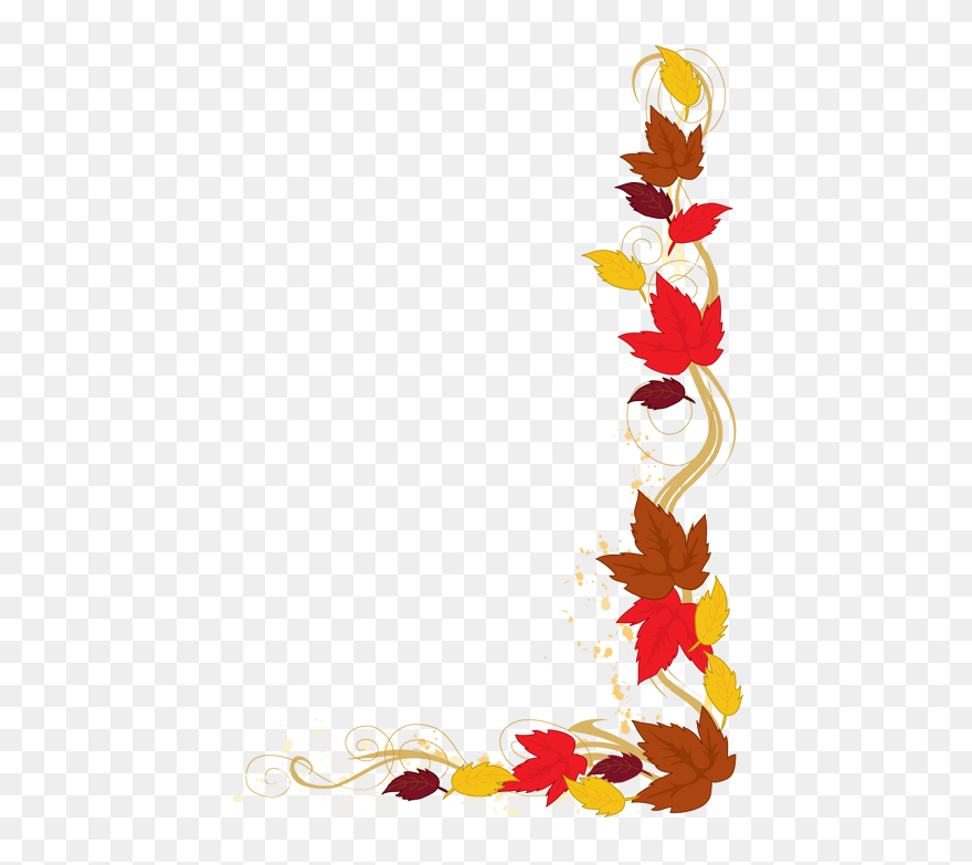 Transparent Clip Art Borders - October Border Clip Art - Png Download ...