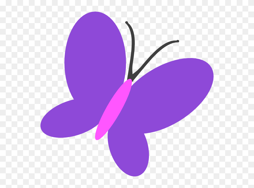 Free Purple Butterfly Cliparts, Download Free Clip - Pink And Purple ...