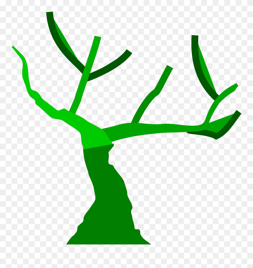Icon, Tree, Branch, Theme, Action, Twigs, Twig - Green Tree Trunk ...