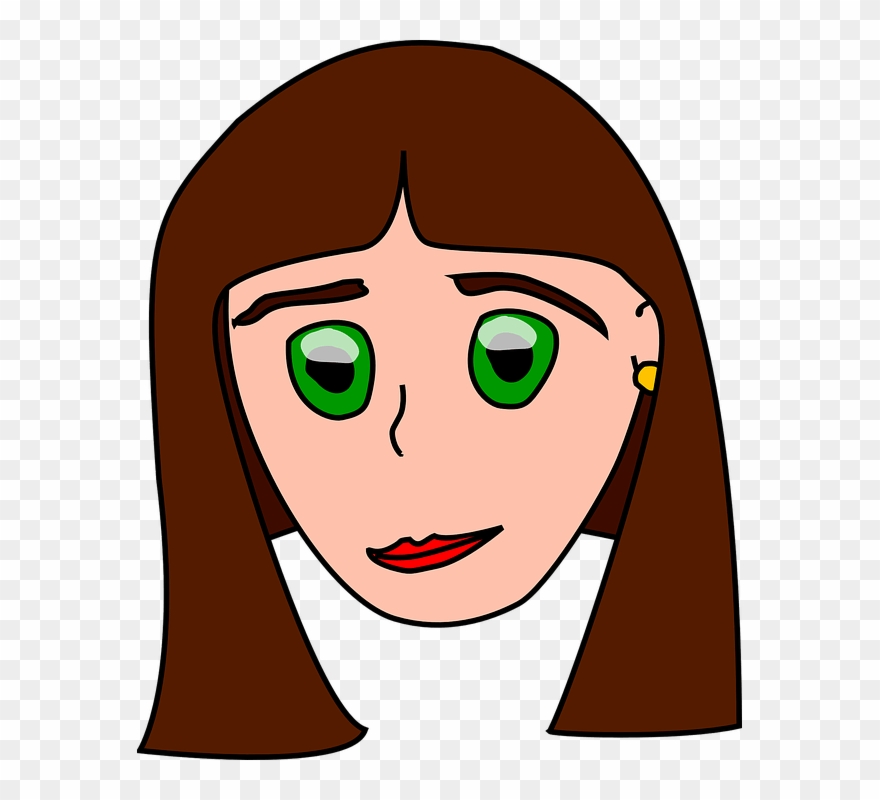 Frau Kopf Clipart 3 By Bonnie - Girls Head - Png Download (#500021 ...