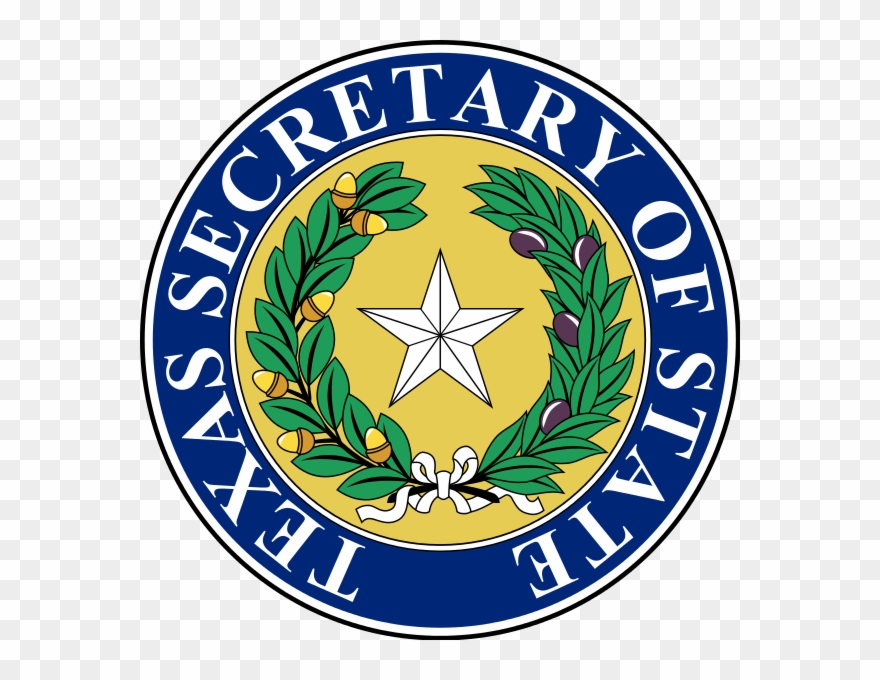 Seal Of Texas Secretary Of State - Voorhees Police Badge Clipart ...