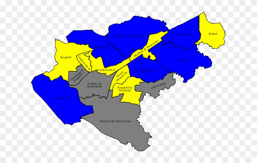 Woking Borough Council Map Clipart (#504268) - PinClipart