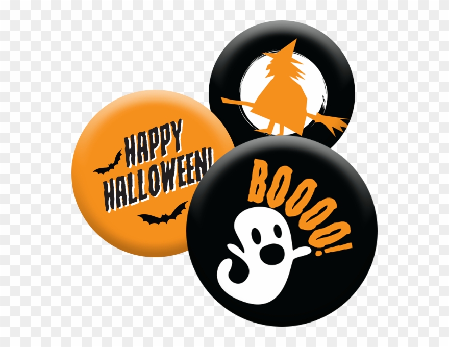 Trick Or Treat Buttons - Halloween Clipart (#516393) - PinClipart
