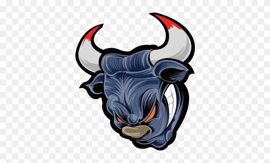 Download Bull Blue Png - Sticker Clipart (#517053) - PinClipart