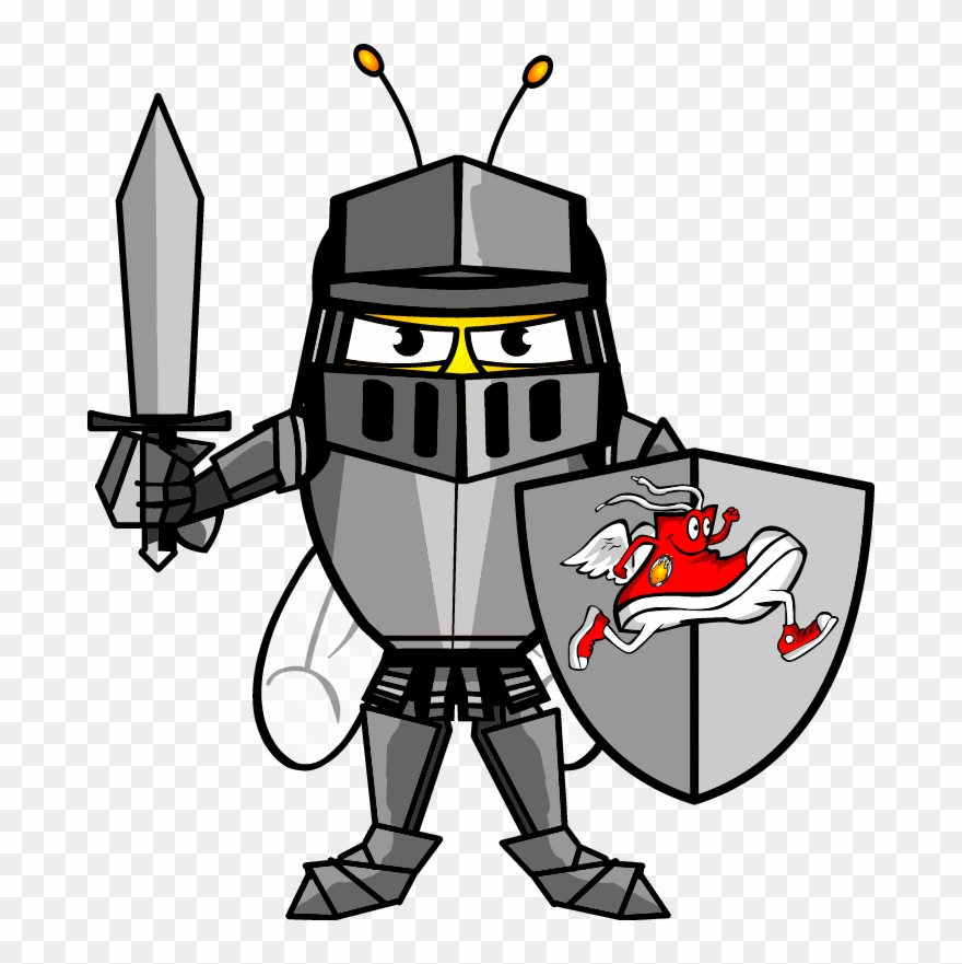 Running Shoe Knight - Cartoon Clipart (#517230) - PinClipart