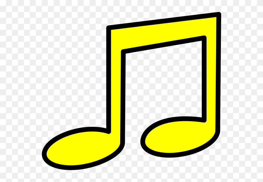 Yellow Music Note Png Clipart (#5193853) - PinClipart