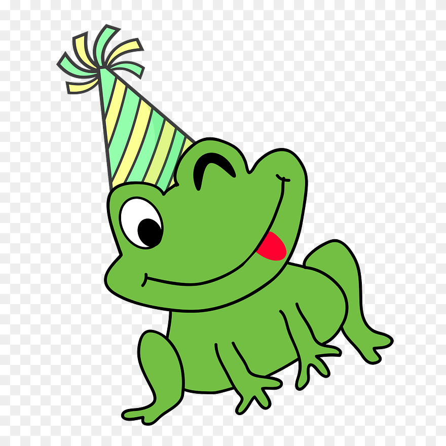Party Frog Clipart - Frog Clipart Png Transparent Png (#5194962 ...