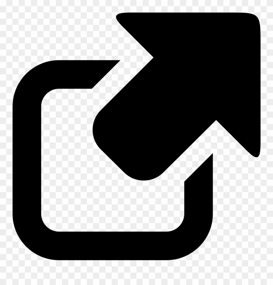 Tab Vector Corner - External Link Icon Png Clipart (#527281) - PinClipart