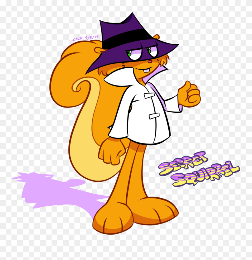 Squirrel Clipart Secret Squirrel - Secret Squirrel Fan Art - Png ...