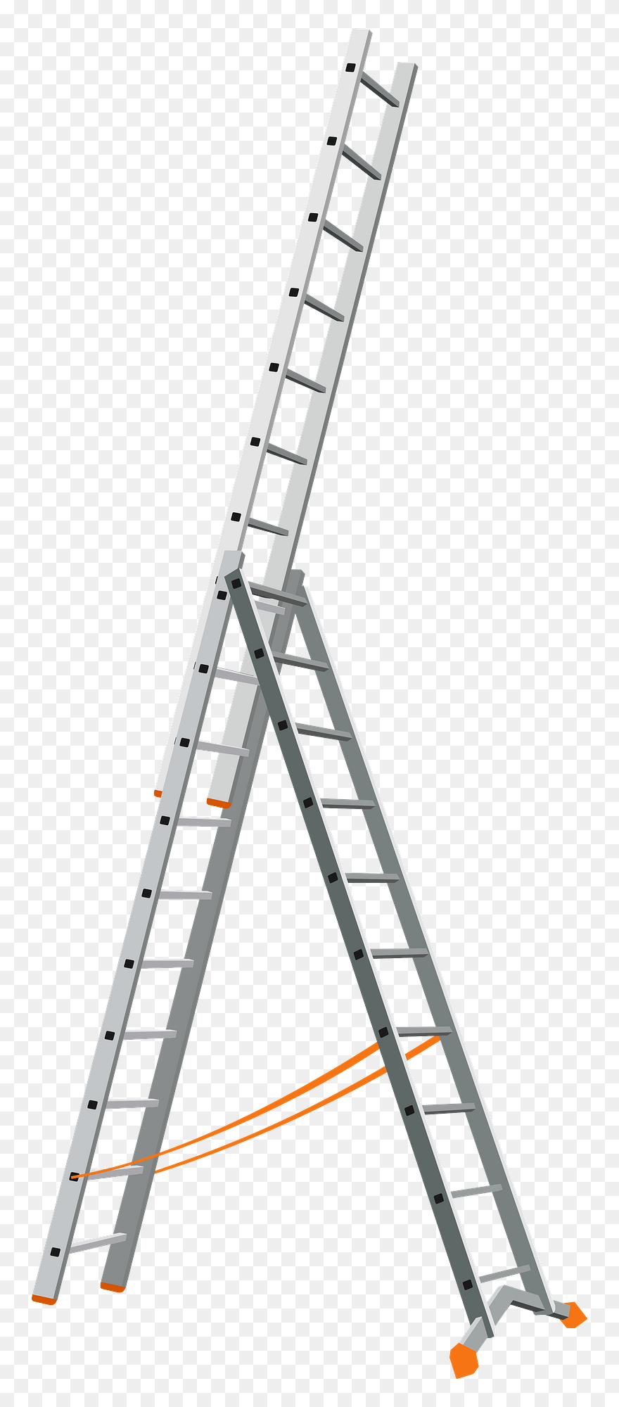 Split Ladder Clipart (#5206347) - PinClipart