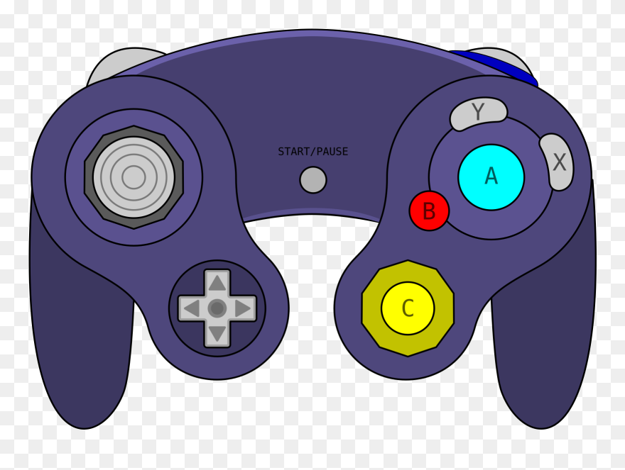 Gamecube Controller Png Clipart (#5206910) - PinClipart