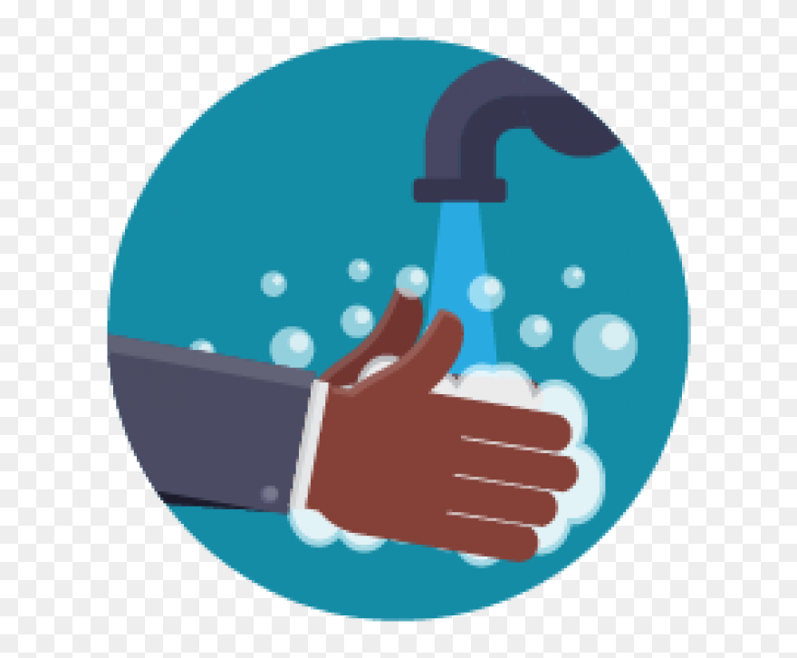 Icon Of Washing Hands - Protect Yourself From Coronavirus Clipart ...