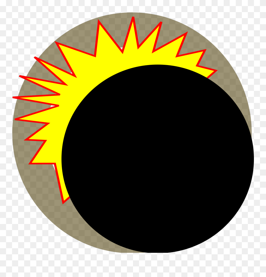 Solar Eclipse Clipart Art - Png Download (#5207951) - PinClipart