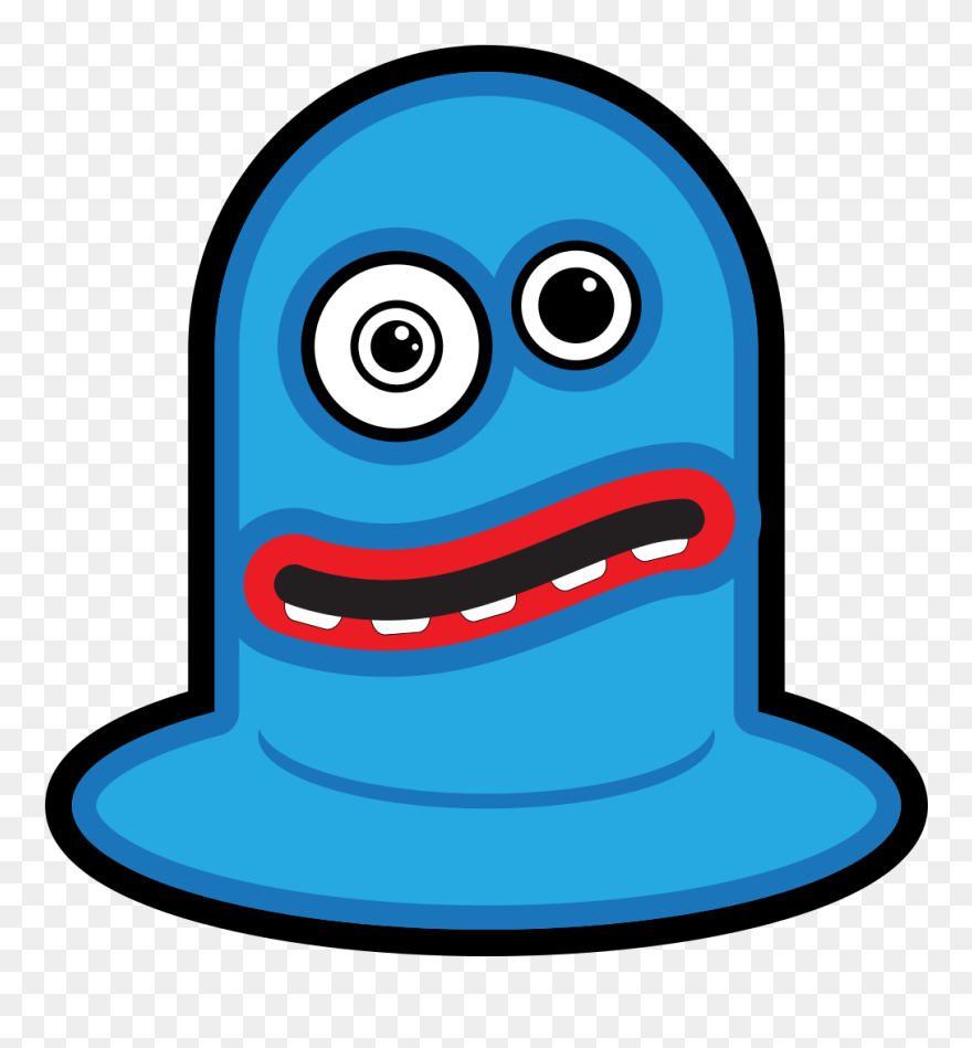 Pink And Blue Monster Svg Clip Arts - Cartoon Monster Png Hd ...