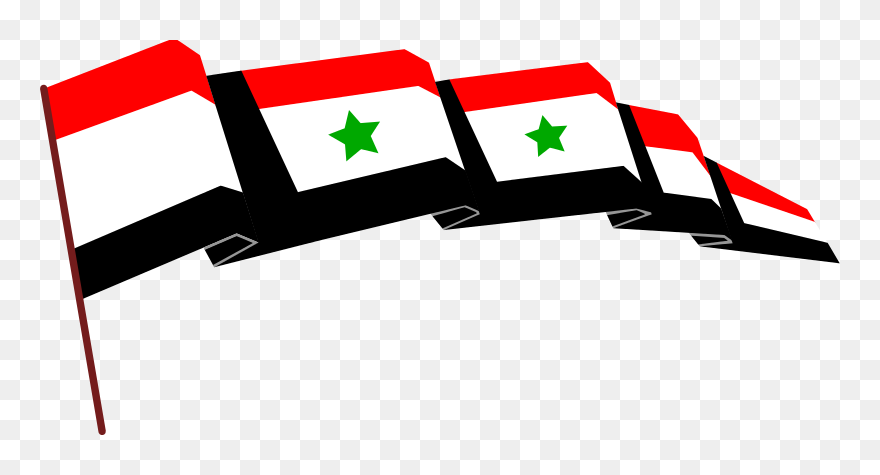 Syrian Flag - Syria Flag Png Transparent Clipart (#5211801) - PinClipart