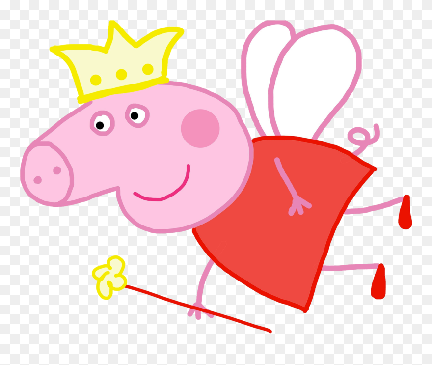 Download Peppa Pig Princess Clipart Free Coloring Sheets - Fairy Peppa ...