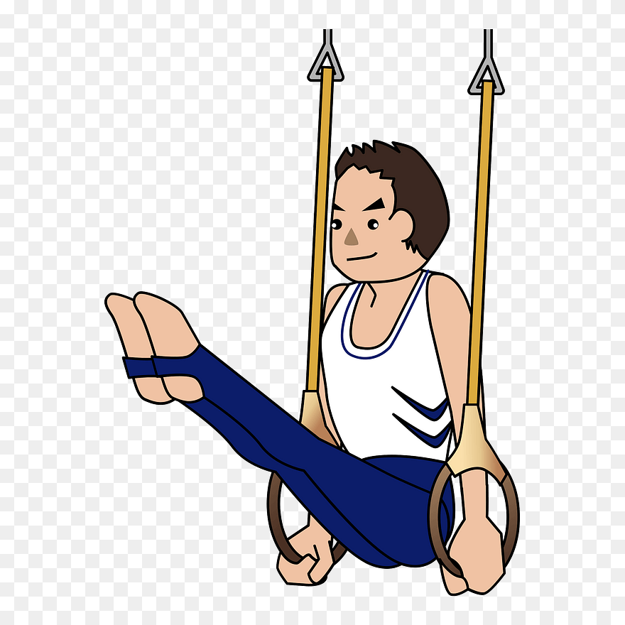 Rings Gymnastics Clipart - Png Download (#5215476) - PinClipart