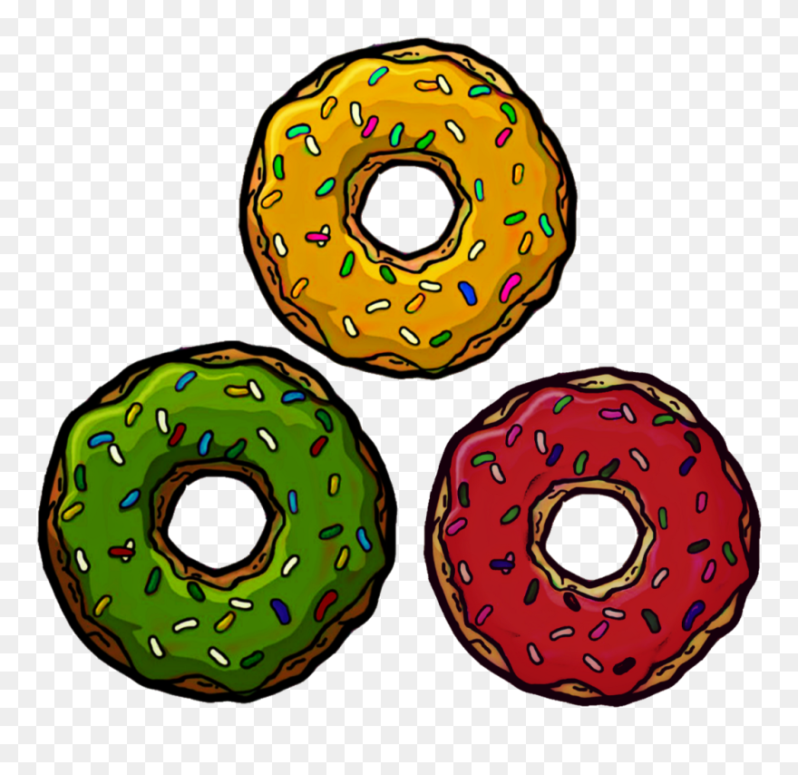Transparent Donuts Clipart - Sprinkle Donut Drawing - Png Download ...