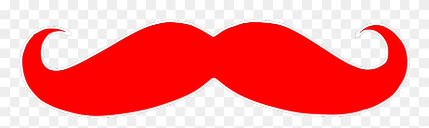 Orange Mustache Png Clipart (#5219472) - PinClipart