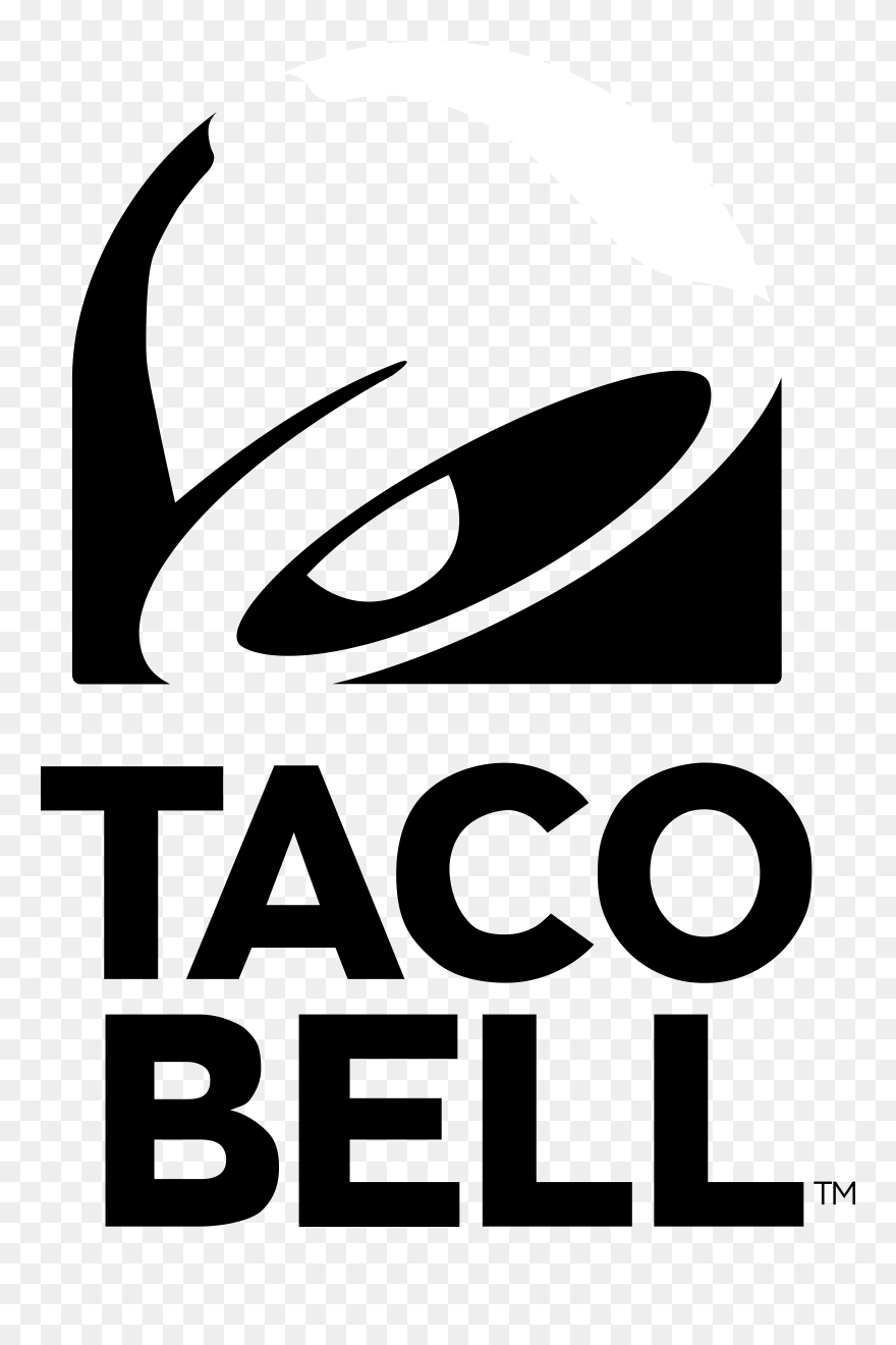 Download Taco Bell Black And White Transparent & Png Clipart - Taco ...
