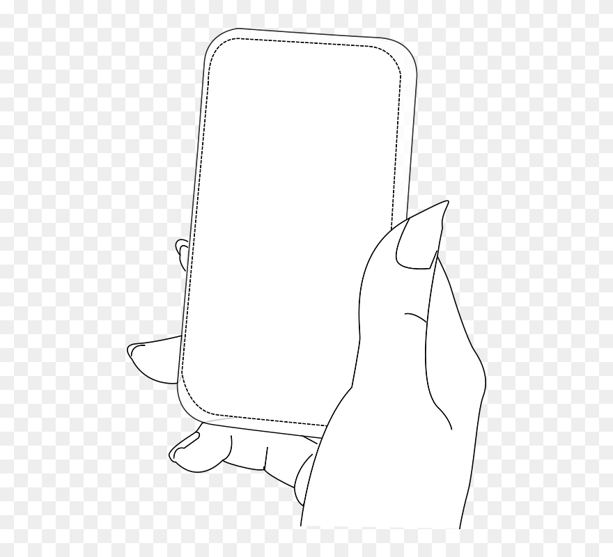Download Transparent Holding Iphone Png - Smartphone Clipart (#5222043 ...