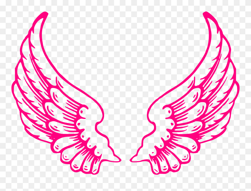 Red Angel Wings Clipart - Png Download (#5222397) - PinClipart