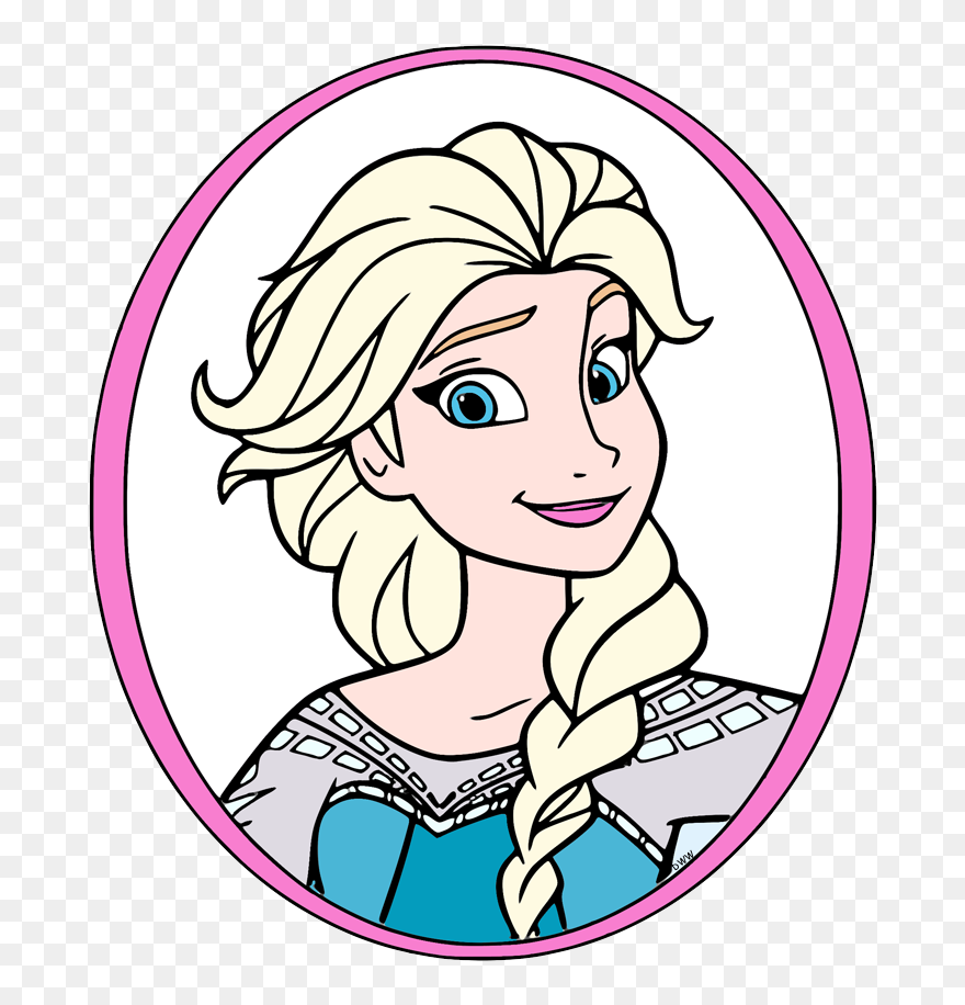 Elsa Face Clip Art - Png Download (#5222542) - PinClipart