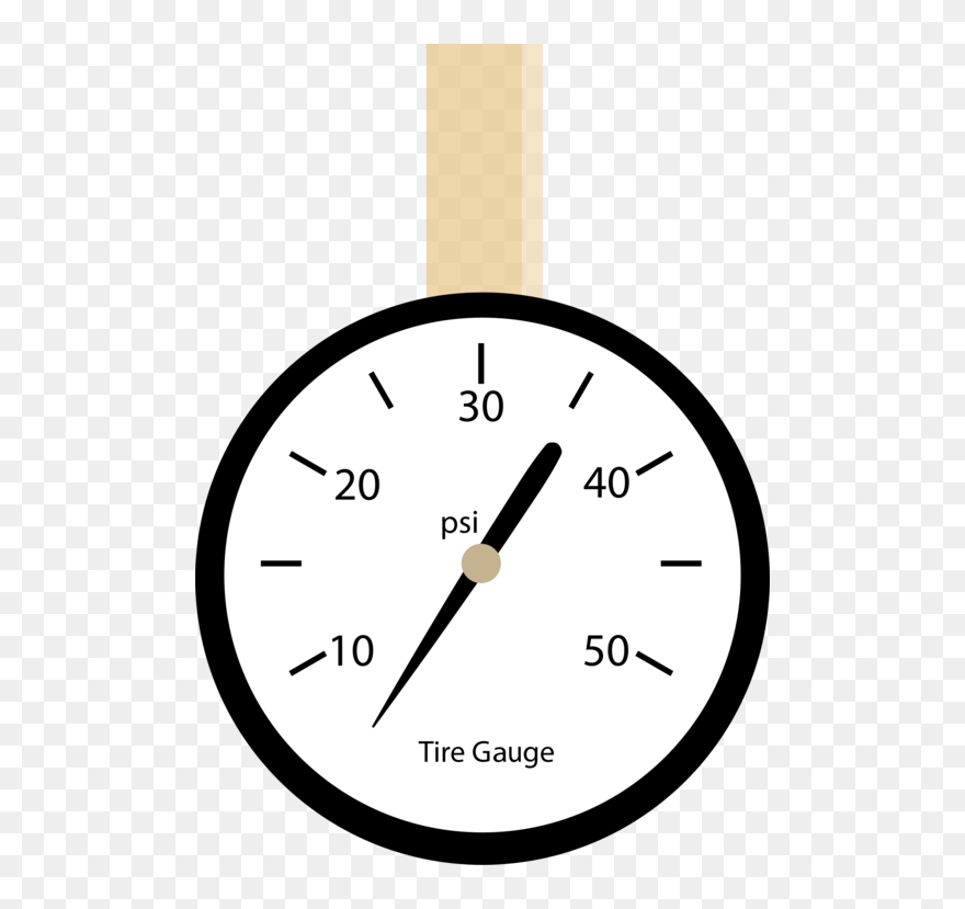 Download Wall Clock,clock,pressure Measurement - Pressure Gauge Clipart ...