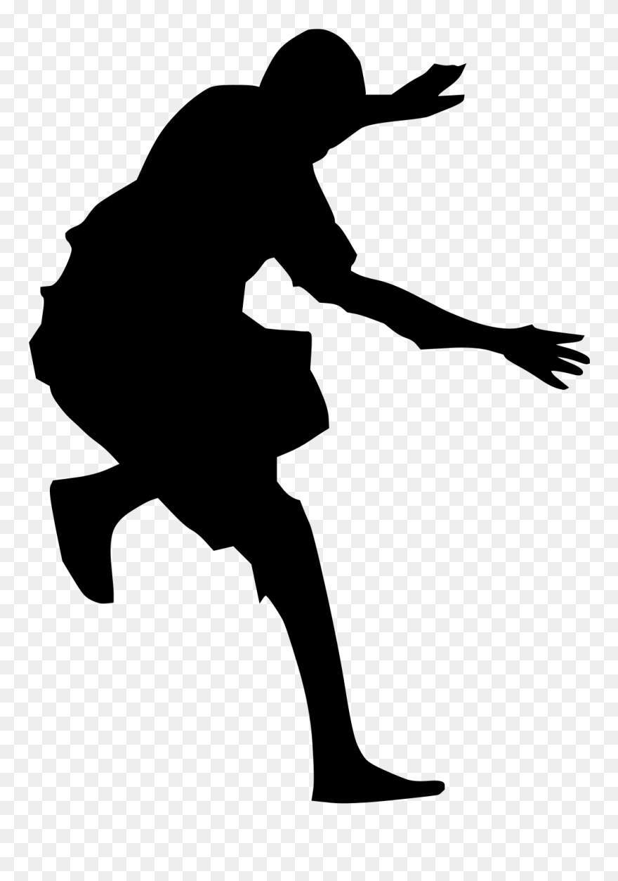 Man Jumping Silhouette Svg Clip Arts - Jumping Silhouette - Png ...