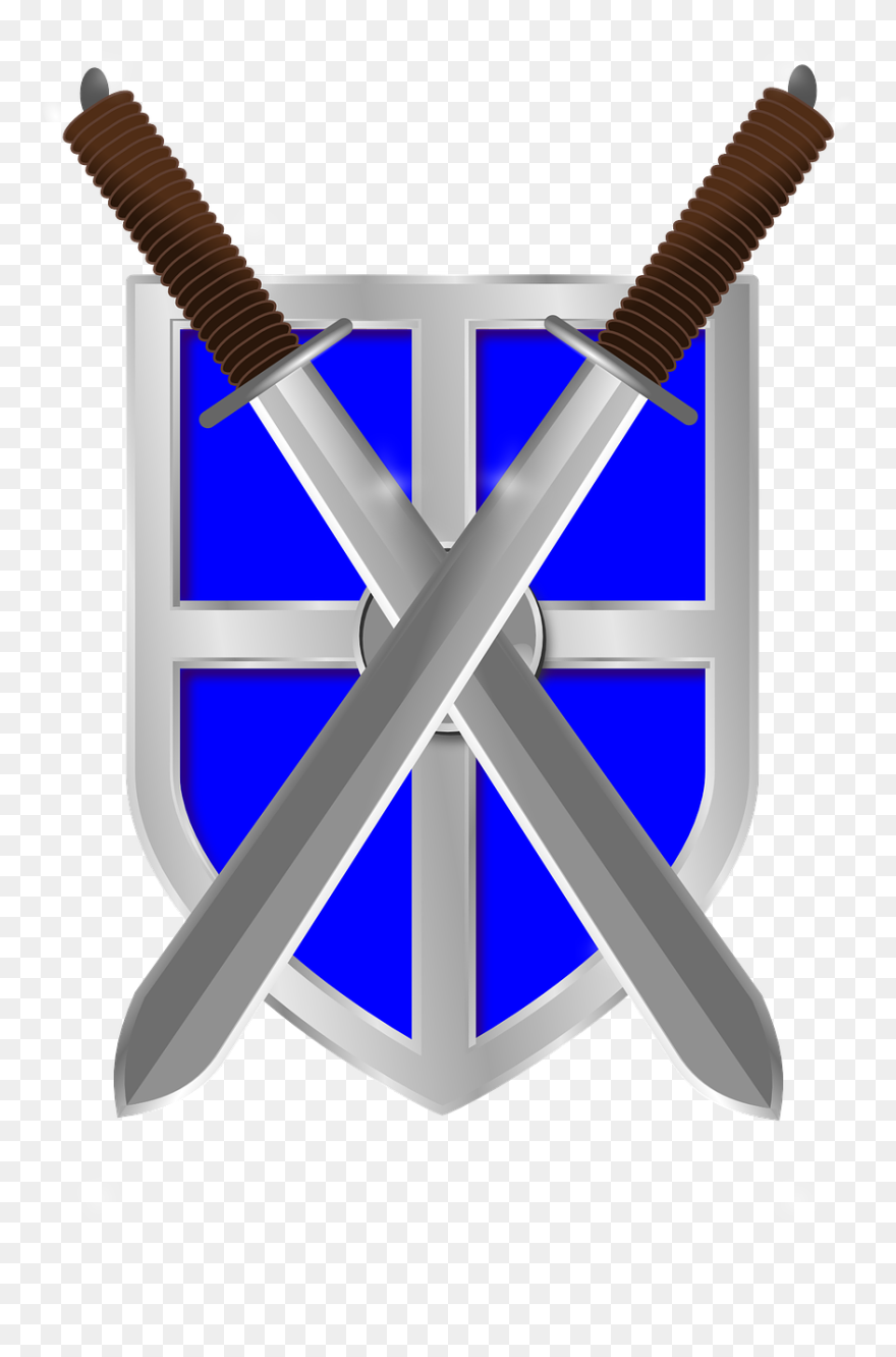 Download Transparent Sword Cross Png - Shield And Sword Clipart Png ...