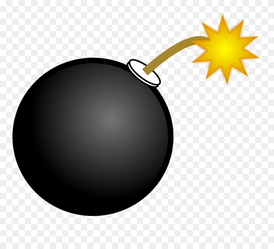 Download Transparent Explosion Clipart Png - Cartoon Bomb Transparent ...