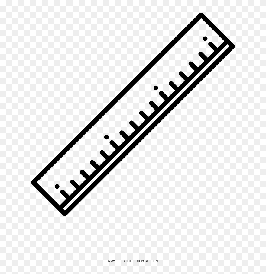 Ruler Coloring Clipart (#5231826) - PinClipart