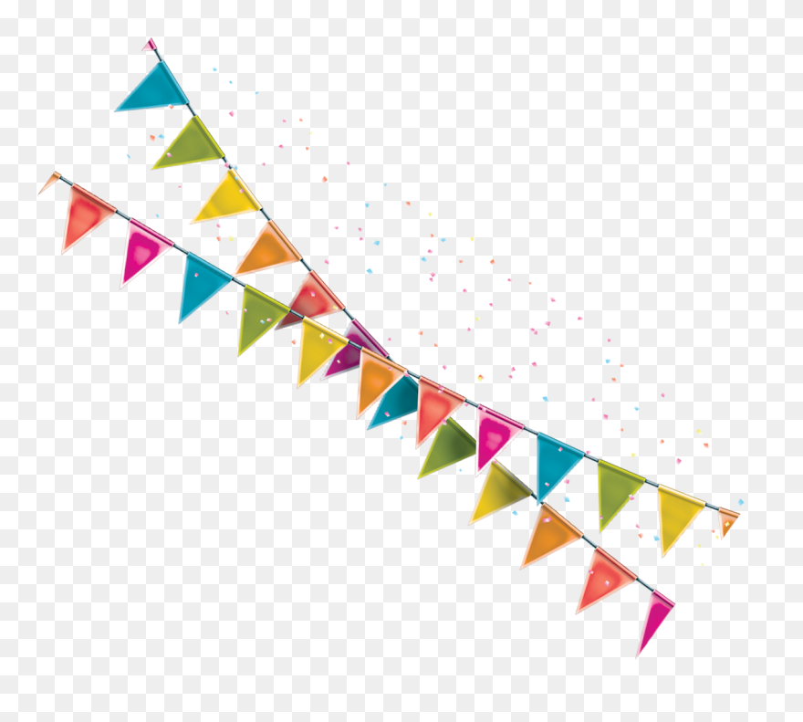 Transparent Transparent Triangle Png - Single Streamer Clipart ...