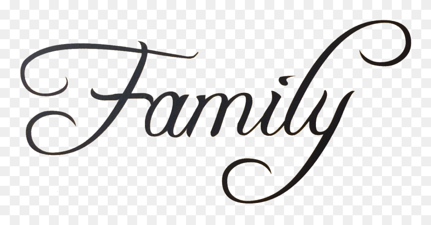 Family Love Png - Love Family Text Png Clipart (#5235698) - PinClipart