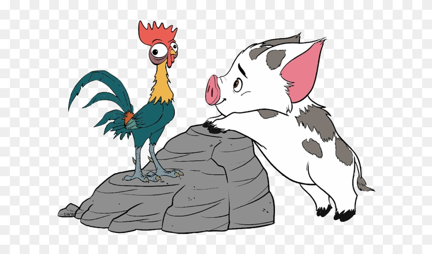 Download Moana Heihei Pua Clipart Free Transparent Png - Pua And Hei ...