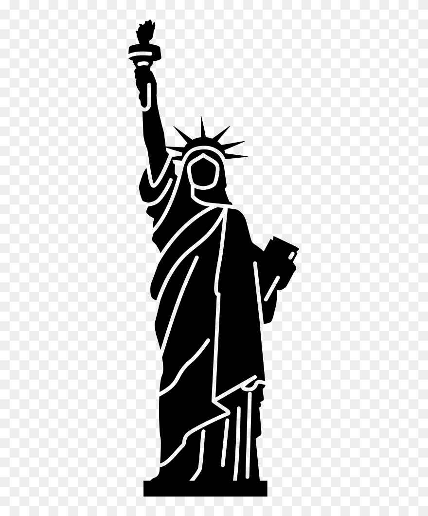 Statue Of Liberty - Statue Of Liberty Svg Clipart (#5237689) - PinClipart
