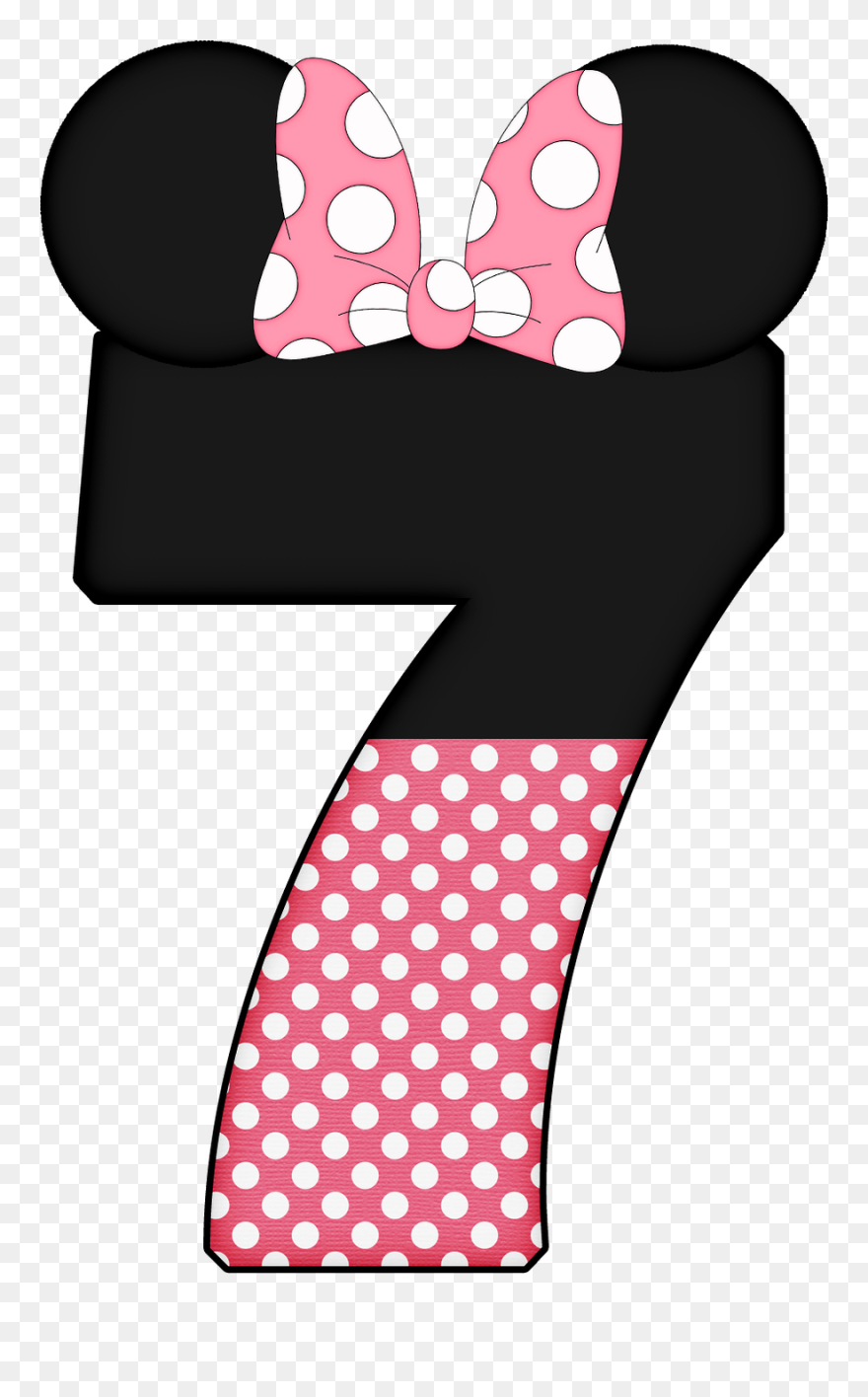 Download Pin By October Moon On Letters And Numbers - Minnie Mouse ...