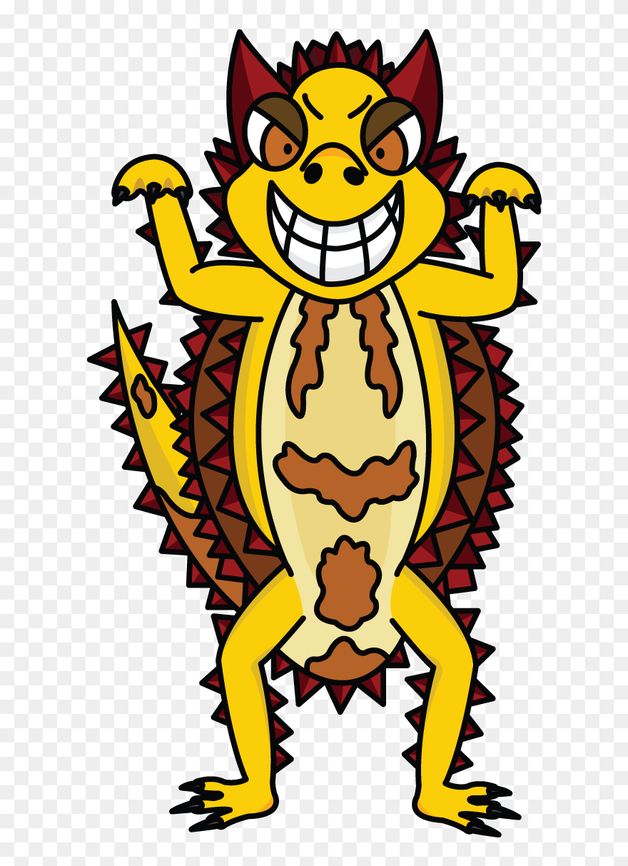 Download Lizard Clipart Draw - Thorny Devil Drawing For Kids - Png ...