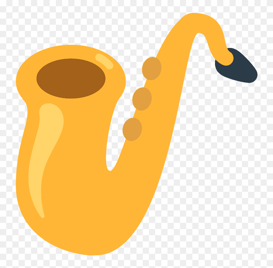 Saxophone Emoji Clipart - Saxophone Emoji Png Transparent Png (#5241334 ...