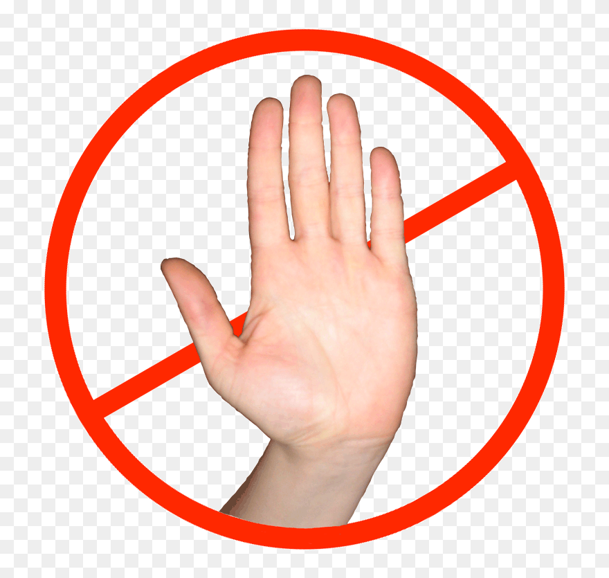 Download Stop It - Hand Stop Sign Png Clipart (#5241805) - PinClipart