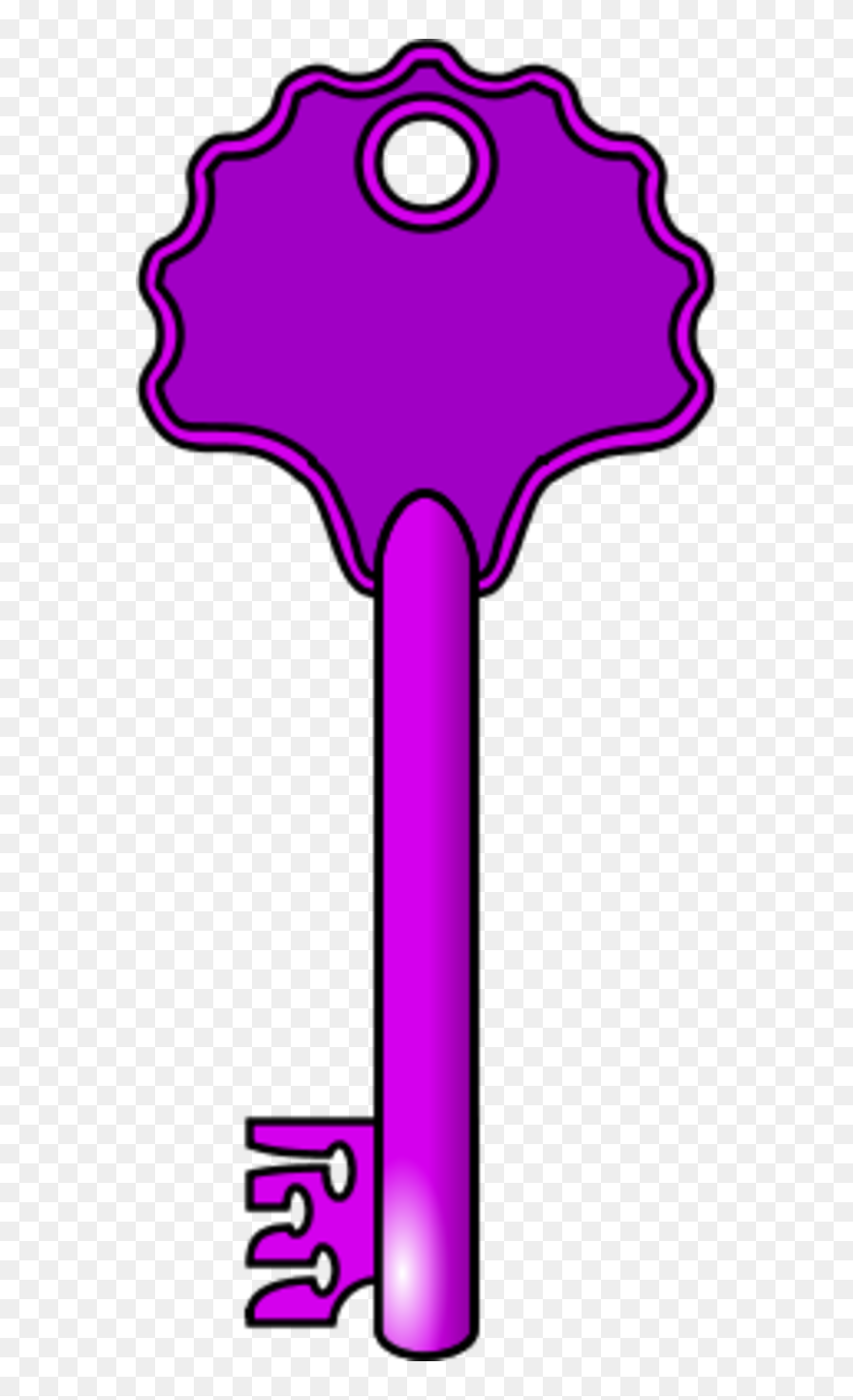 Download Purple Key Clipart - Png Download (#5243133) - PinClipart