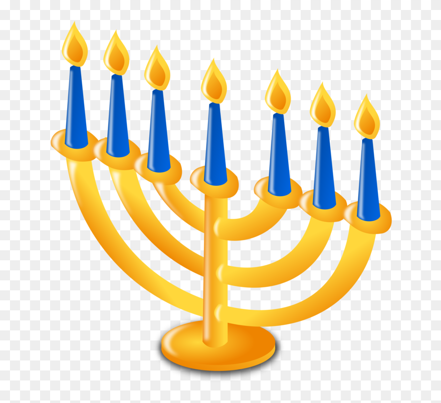 Menorah,hanukkah,candle Holder - Hanukkah Clip Art - Png Download ...