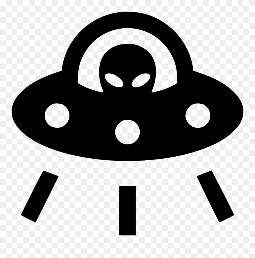 Download Transparent Rocket Ship Png - Ufo Clipart Black And White ...