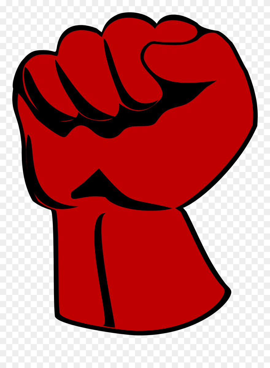 Red Fist Png Clipart (#5245595) - PinClipart