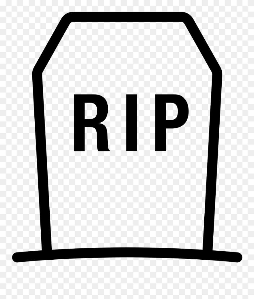 Download Gravestone Png Image - Transparent Rip Sign Clipart (#5246948) - PinClipart