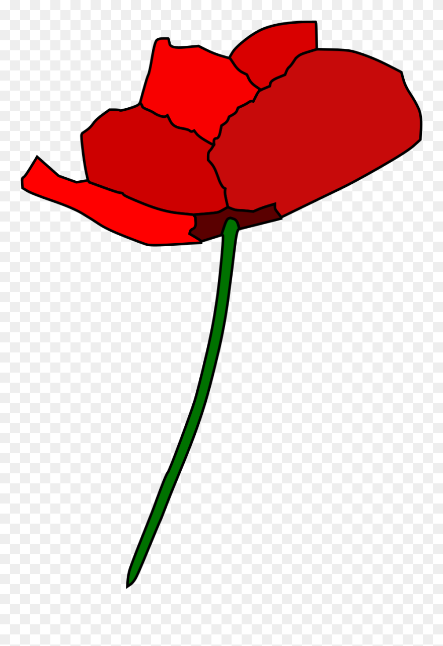 Remembrance Day Cartoon Poppy Clipart (#5248119) - PinClipart