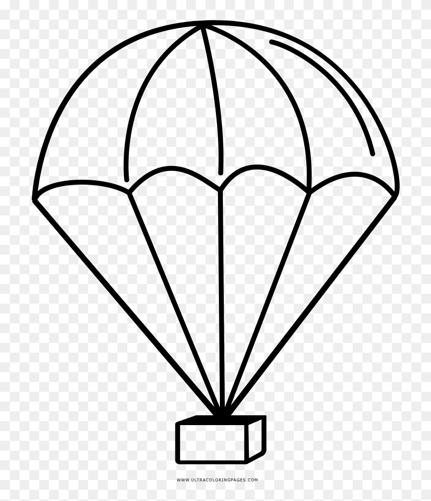 Download Parachute Coloring Page - Drawing Of A Parachute Clipart ...