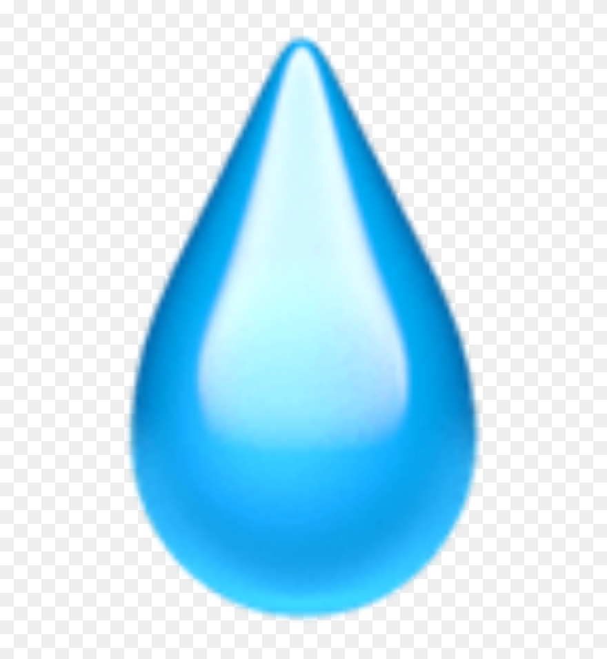 Transparent Rain Clip Art - Water Drop Emoji Png (#5253789) - PinClipart