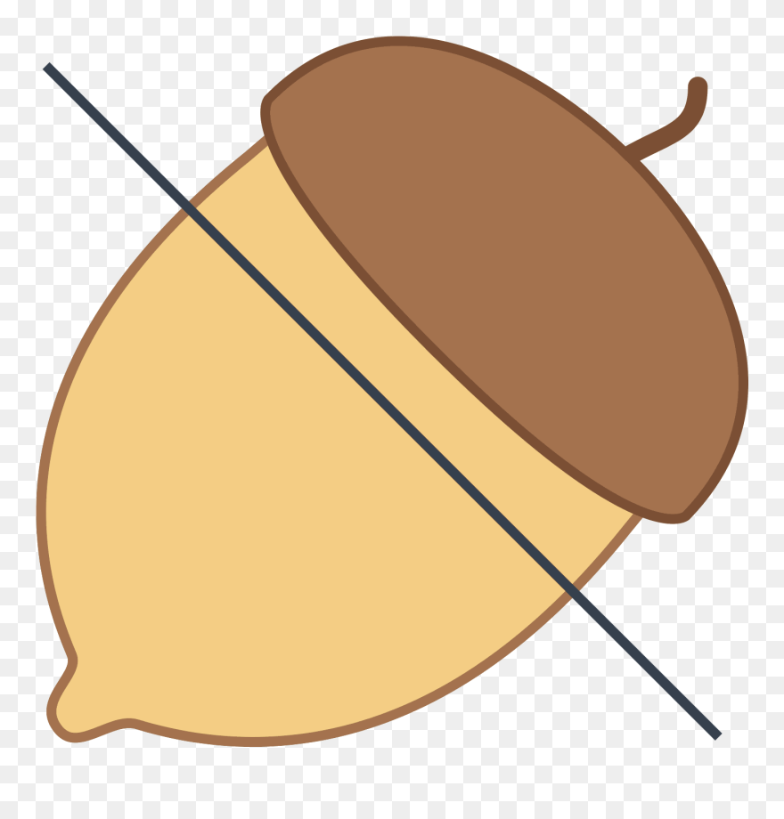 Bright Backgrounds - No Nuts Icon Clipart (#5254452) - PinClipart